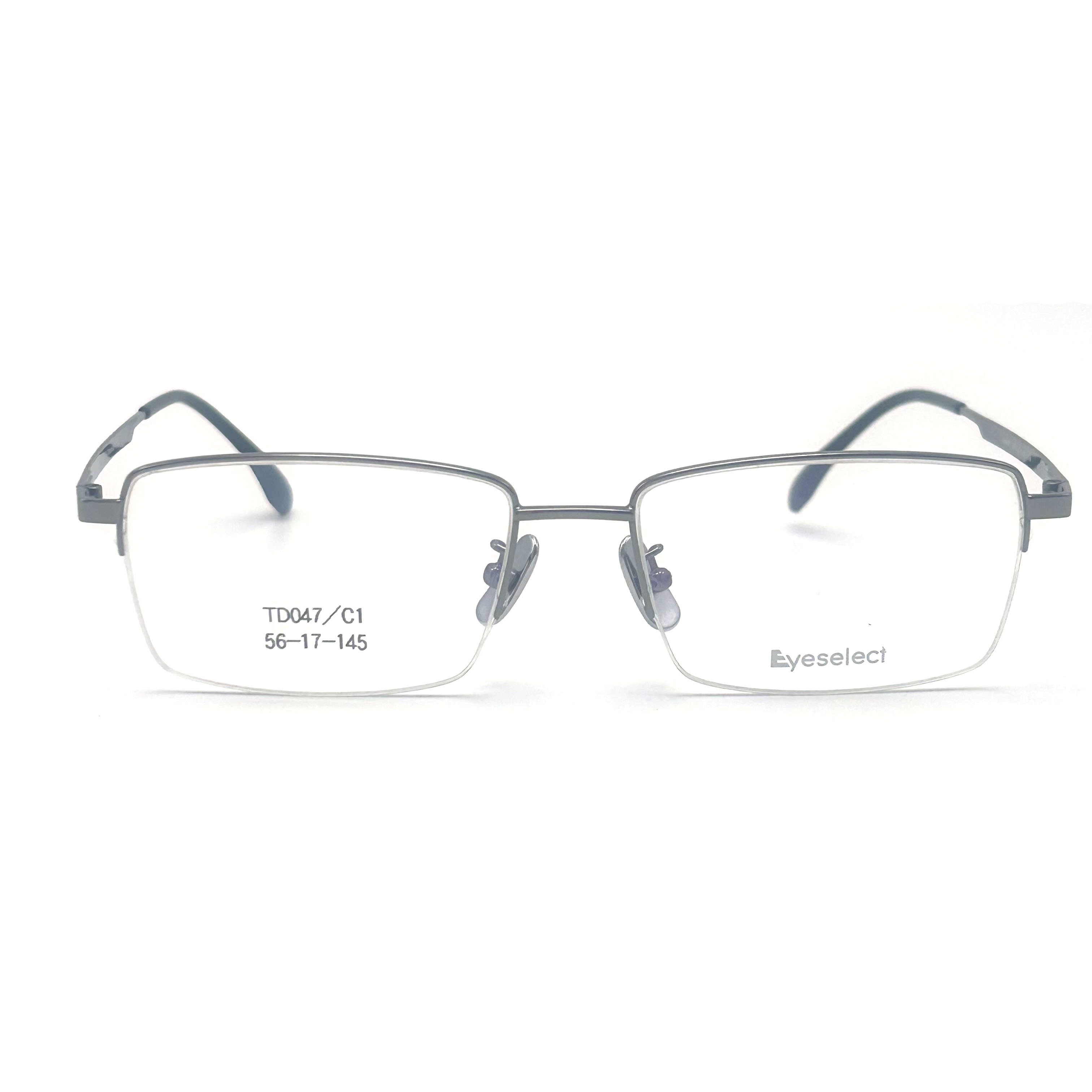 TD047 Titanium Frame with Rectangle Eye Shape